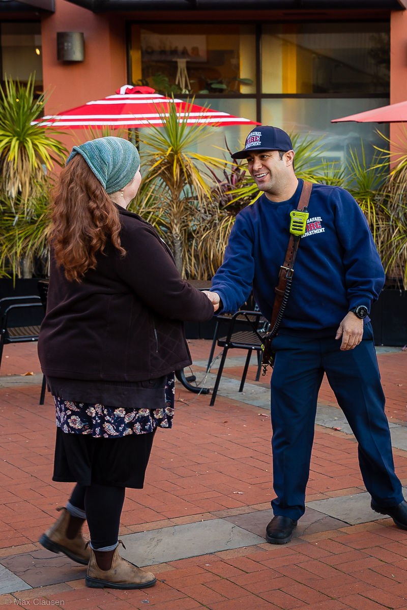 Menorah Lighting Downtown San Rafael